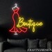 Fashionable Dress Boutique Neon Sign, Clothing Boutique Led Sign ...