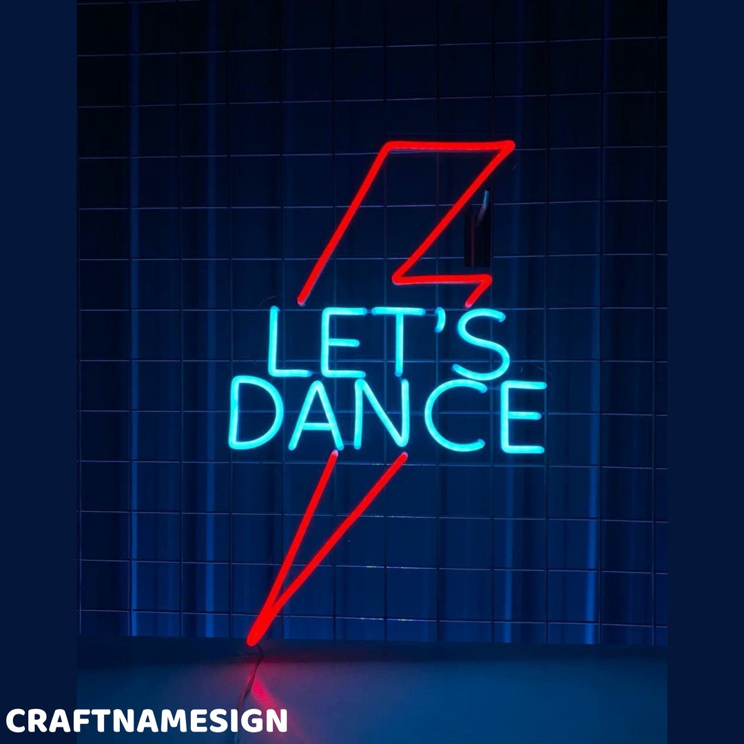 Let's Dance Neon Sign, Dance Led Sign, Custom Neon Sign, Dance Lover ...