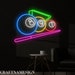 Billiards Ball Neon Sign, Billiards Led Sign, Billiards Pool Hall Neon ...