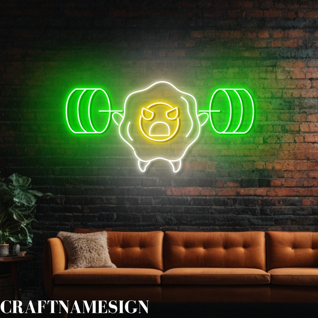 Egg Lift the Weight Neon Sign, Fried Egg Led Sign, Custom Neon Sign ...