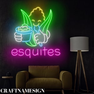 Esquites Mexican Neon Signs, Esquite Led Signs, Custom Neon Sign ...