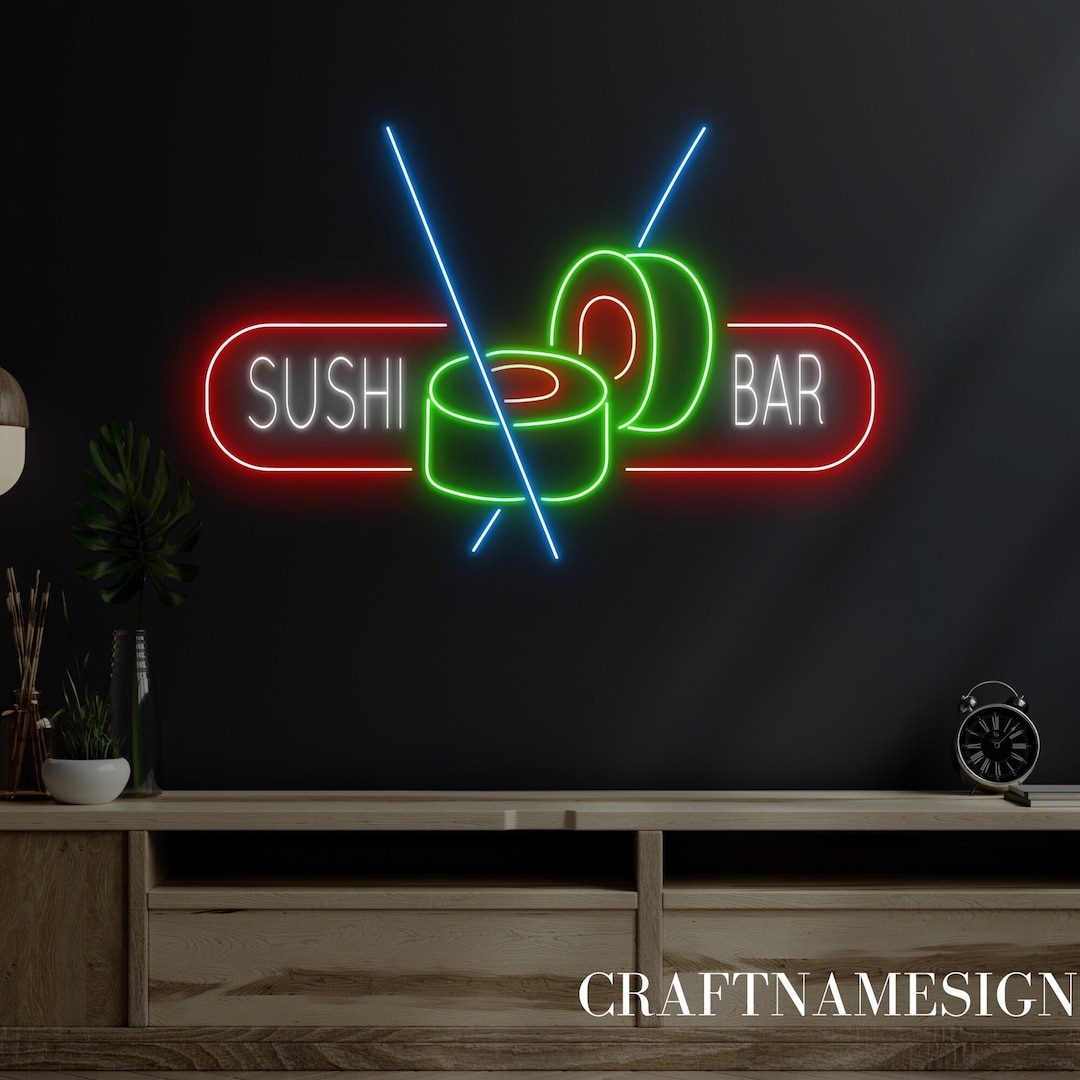 Japan Sushi Bar Neon Sign, Japanese Sushi Led Sign, Custom Neon Sign ...