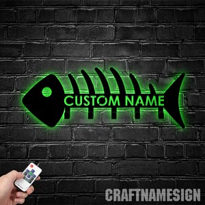 Custom Fish Bone Metal Key Holder, Clothes Holder, Decor Key Holder ...