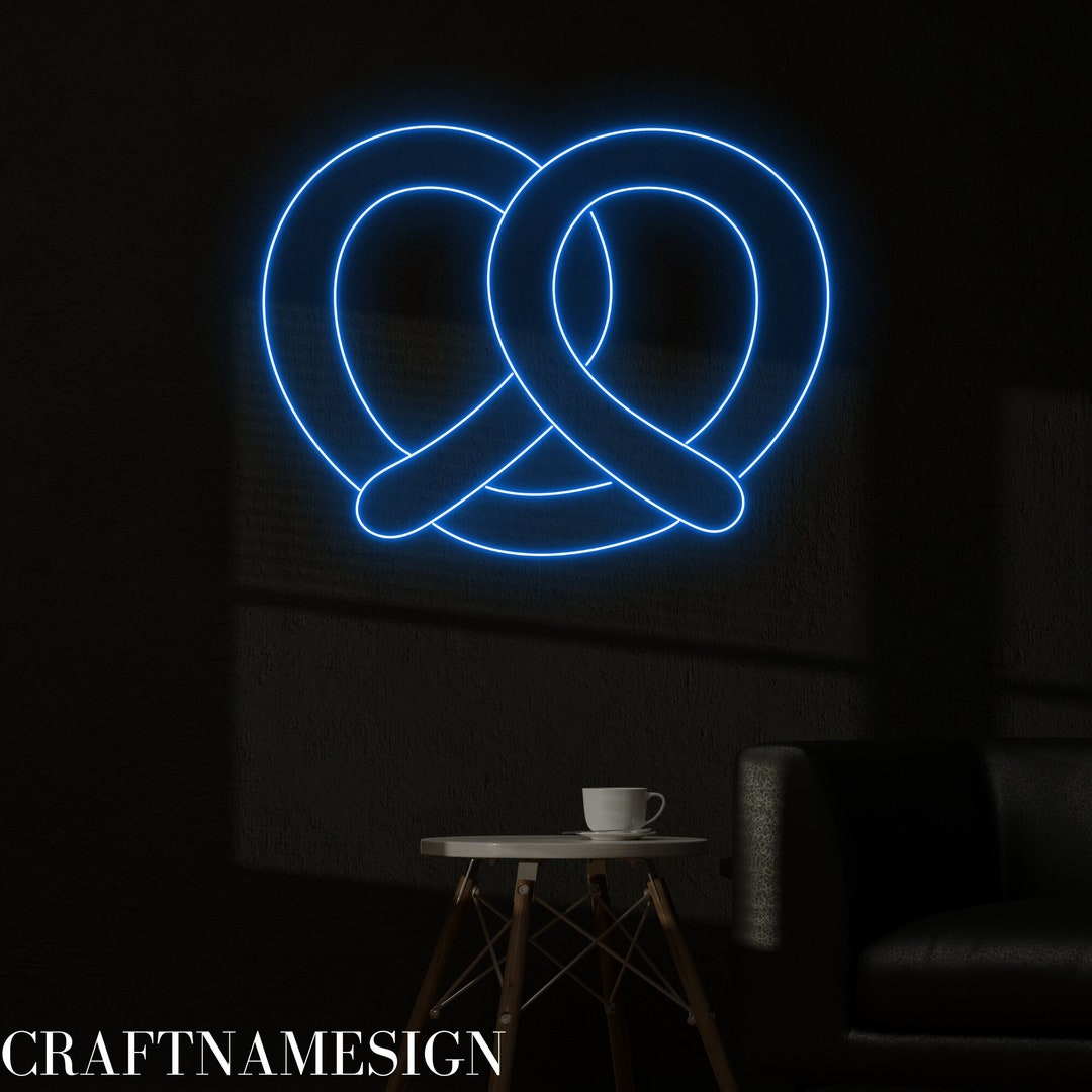 The Pretzel Bakery Led Sign, German Pretzel Neon Sign, Custom Neon Sign ...