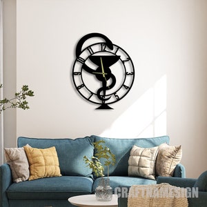 Wall Clock Decoration Doctor, Wall Clock Unique for Home Decor and Wall ...
