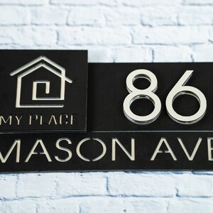 Custom House Number Sign, Number Box, Personalized Address Plaque ...