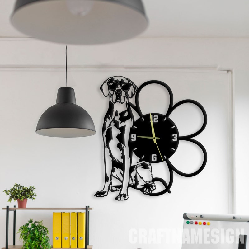Dog Clock - Etsy