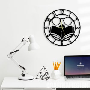 Librarian Decoration Clock for Wall, Wall Clock Unique for Home Decor ...