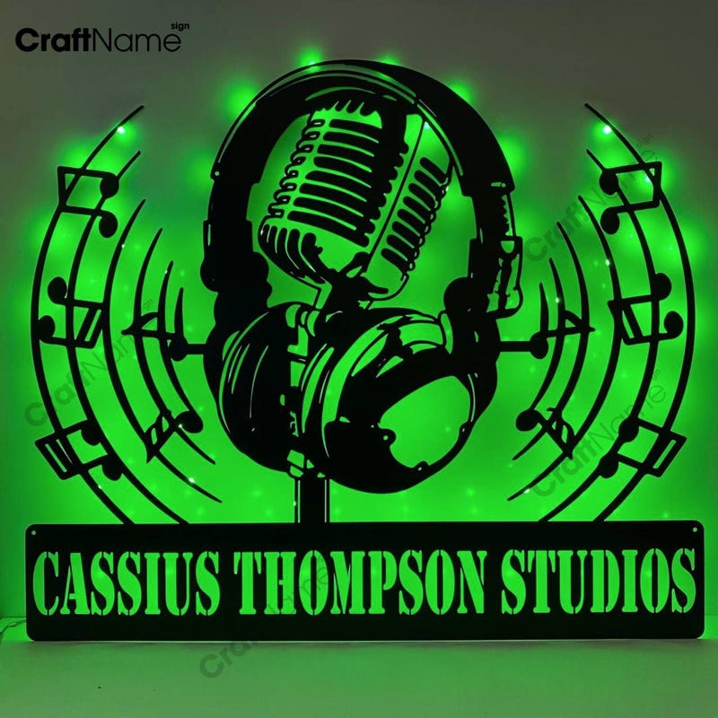 Custom Podcast Sign - Etsy