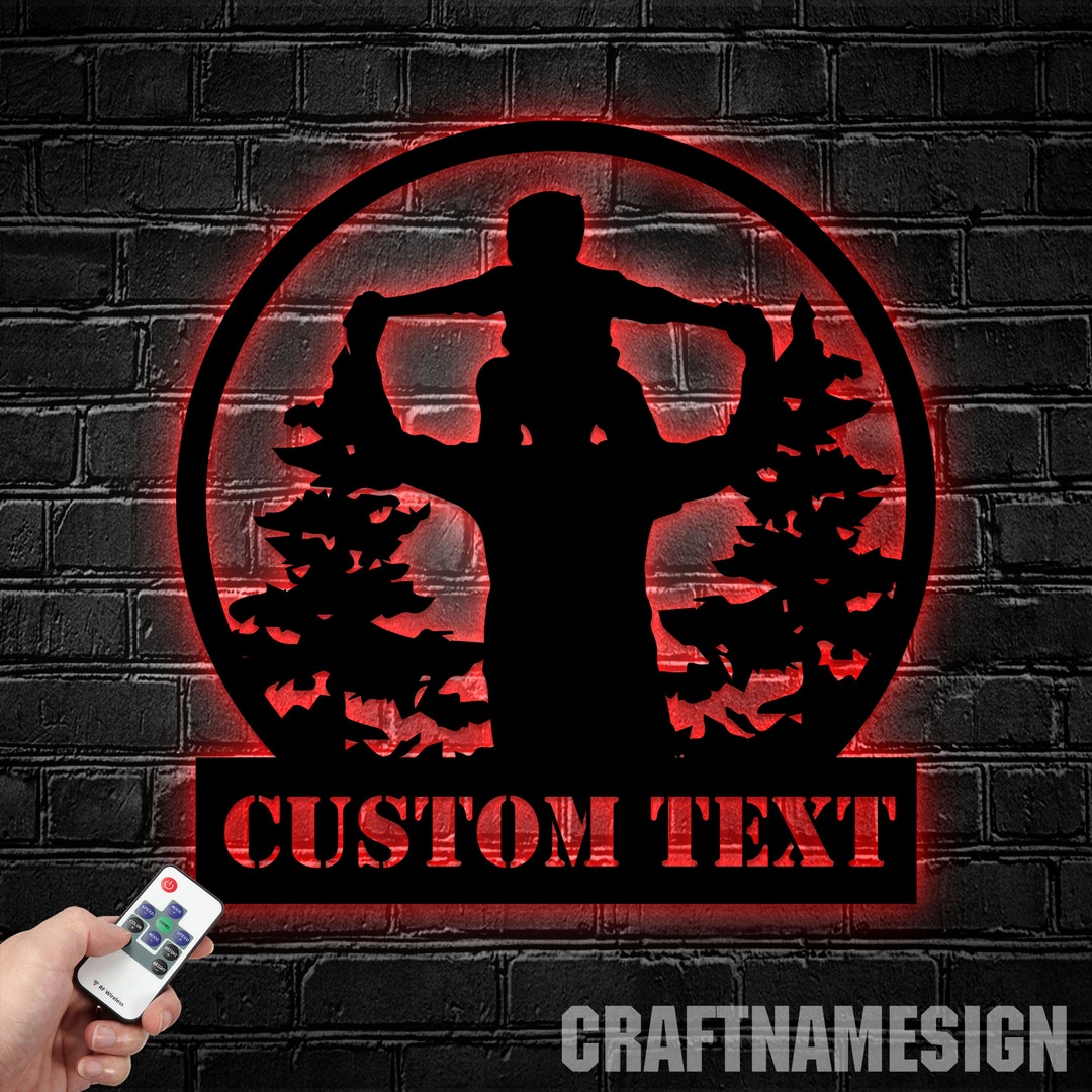 Custom Father Son Hiking Metal Wall Art, Father Gift, Metal Sign for ...