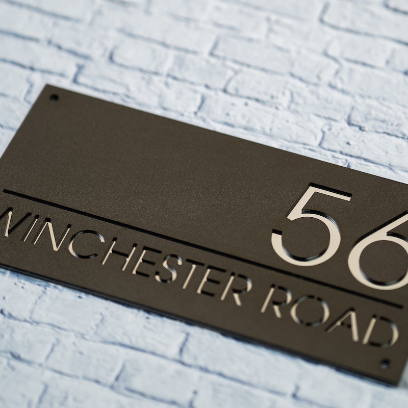 Modern House Signs - Etsy UK