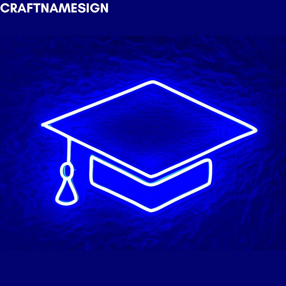 Graduation Cap Neon Sign, Graduation Cap Led Sign for Graduation Party ...