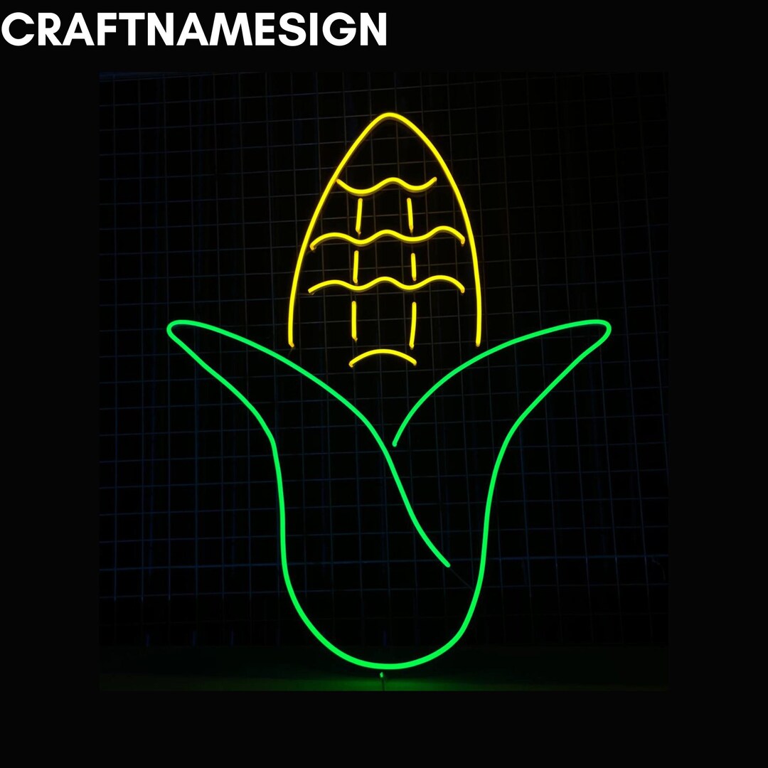 Corn Neon Sign, Corn Neon Sign, Custom Neon Sign, Corn Lover Gifts ...
