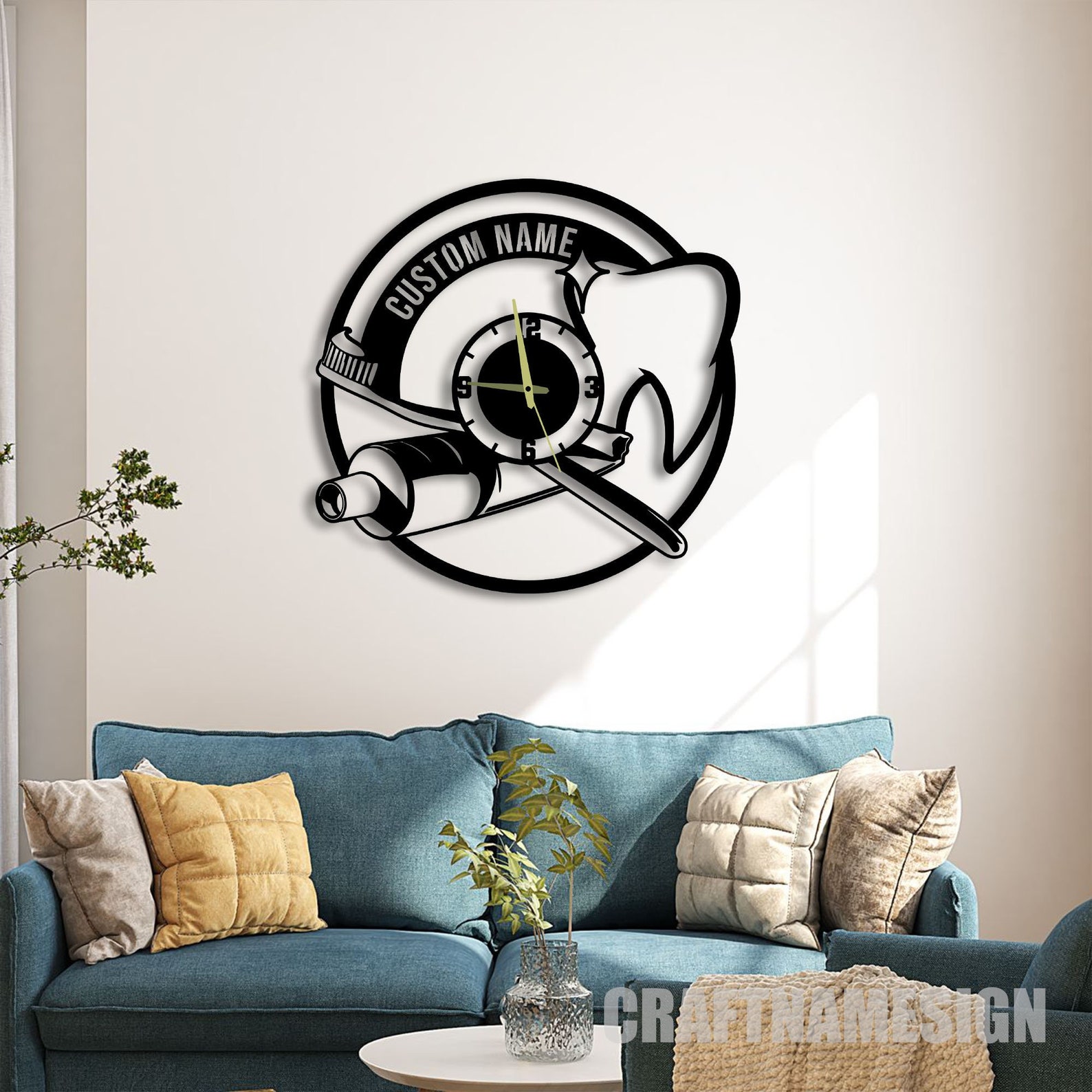 Custom Dental Hygiene Metal Wall Clock, Wall Clock Unique for Home ...
