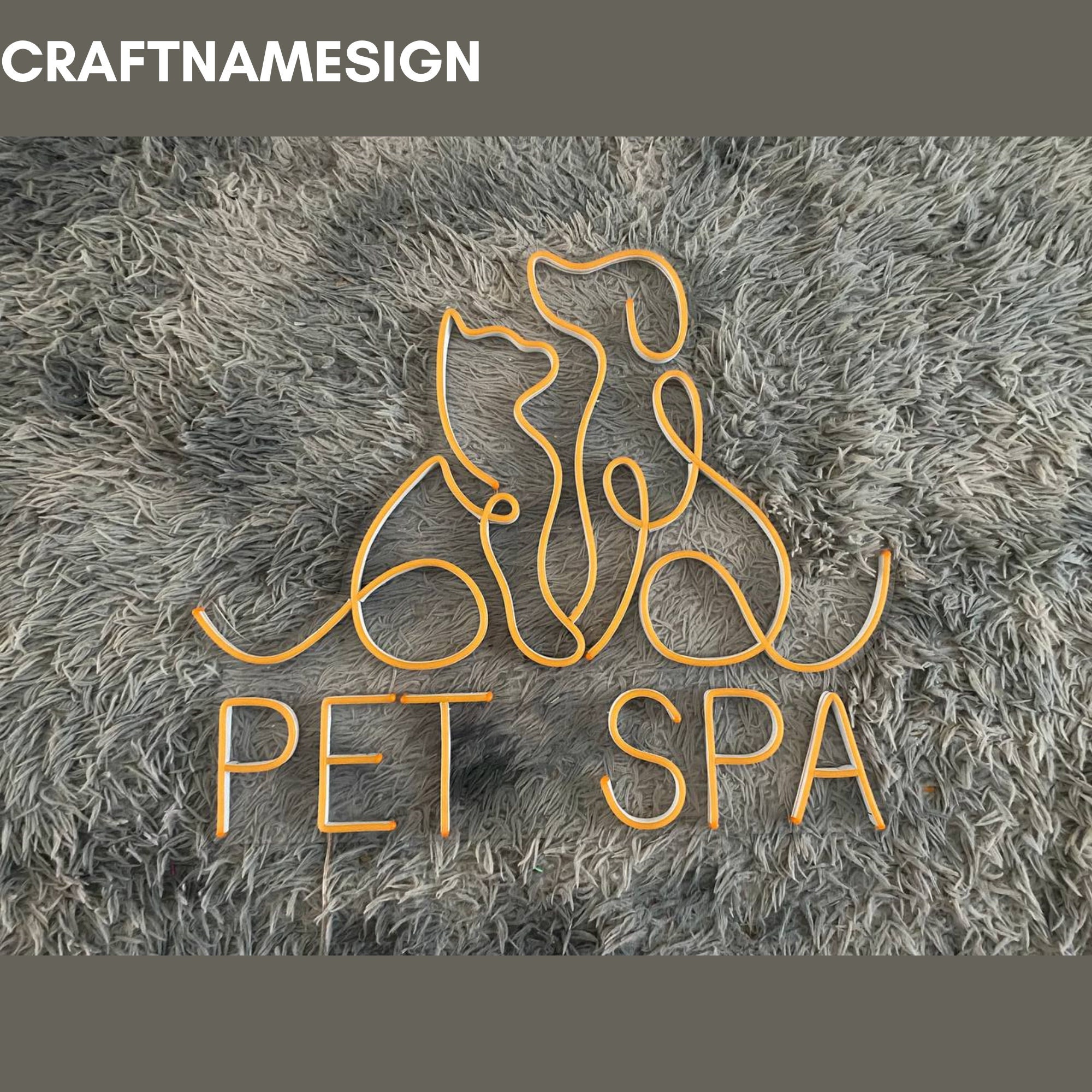 Pet Spa Neon Sign, Dog Cat Spa Led Sign, Custom Neon Sign, Pet Store ...