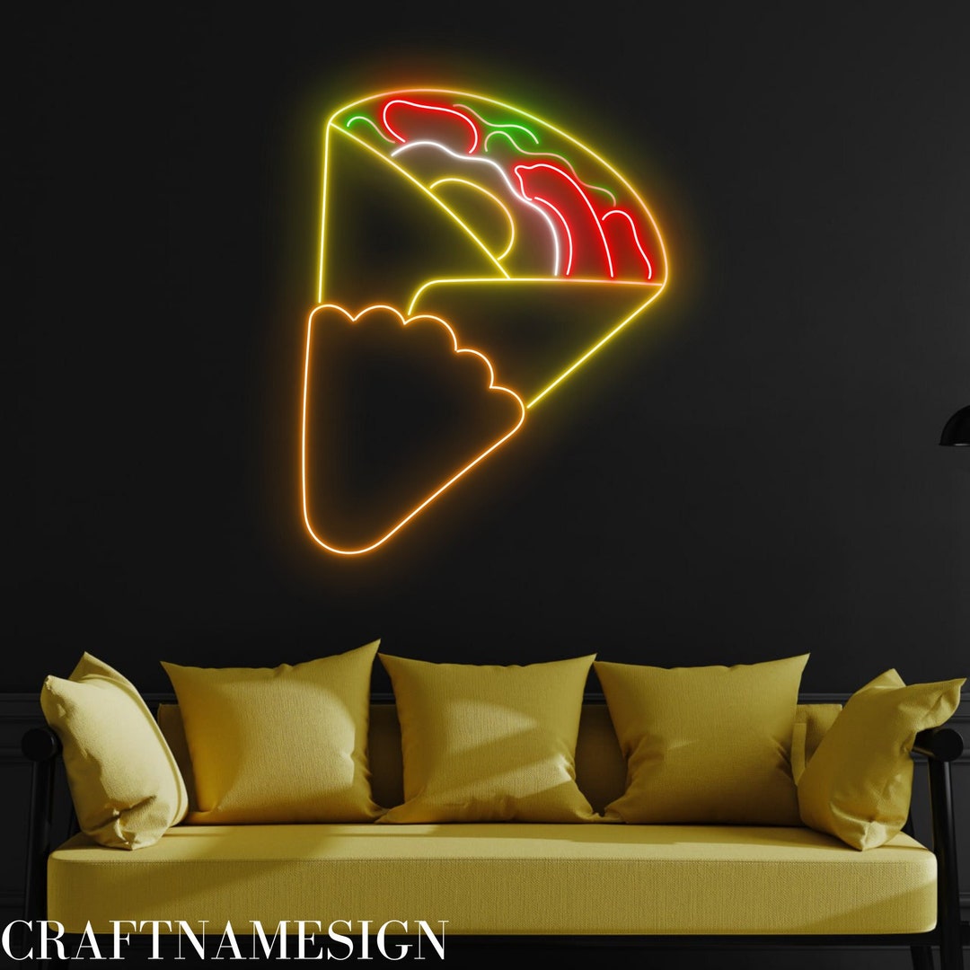 French Crepe Cake Neon Sign, Crepe Cake Led Sign, Custom Neon Sign ...