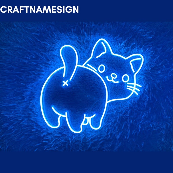 Neon Sign Custom Butt Etsy