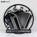 Custom Accordion Metal Wall Art Led Light, Personalized Accordion ...