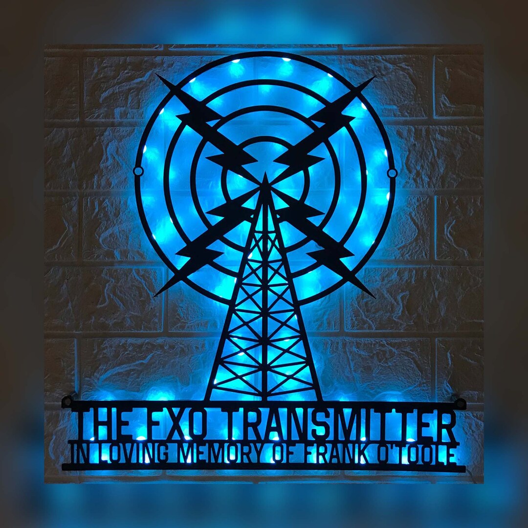 Personalized Ham Radio Metal Wall Art LED Light - Custom Amateur Radio ...