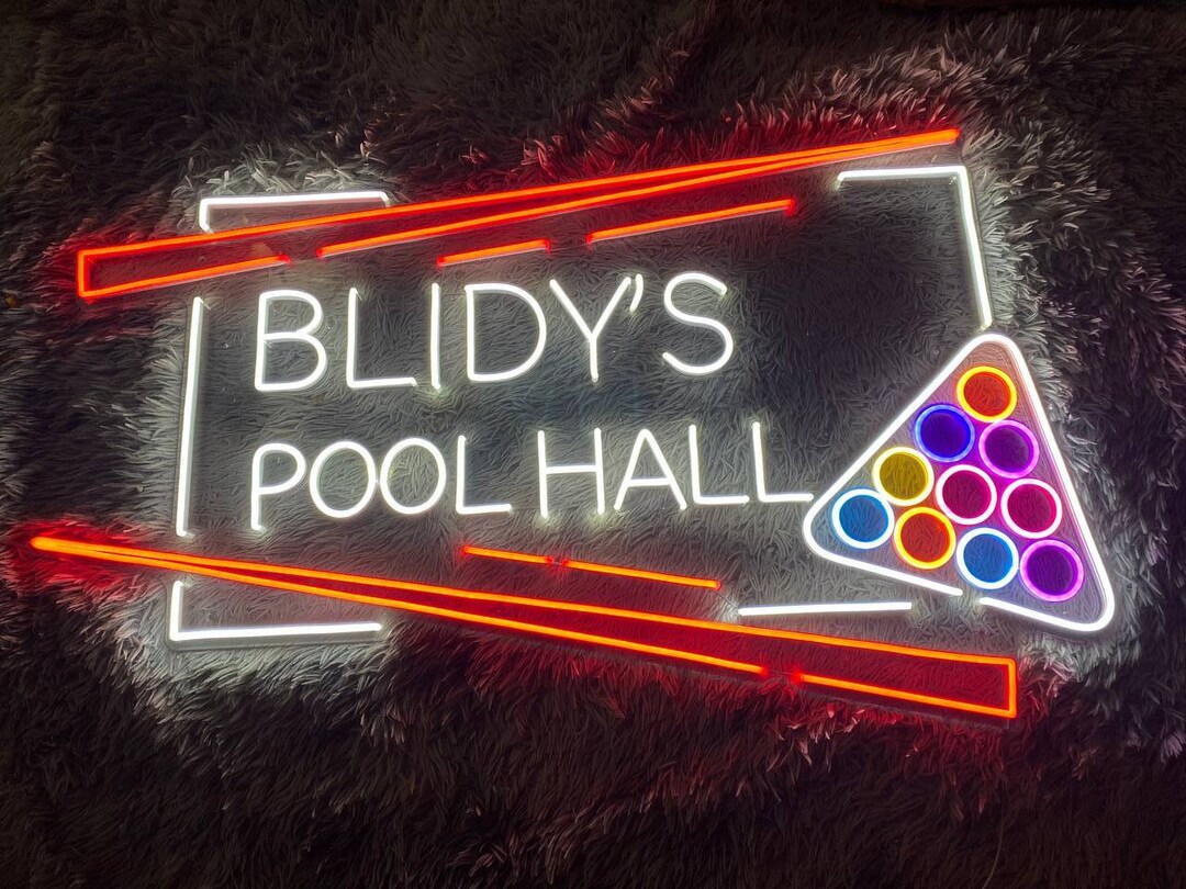 Pool Hall Neon Sign, Pool Hall Led Sign, Billiards Neon Signs ...