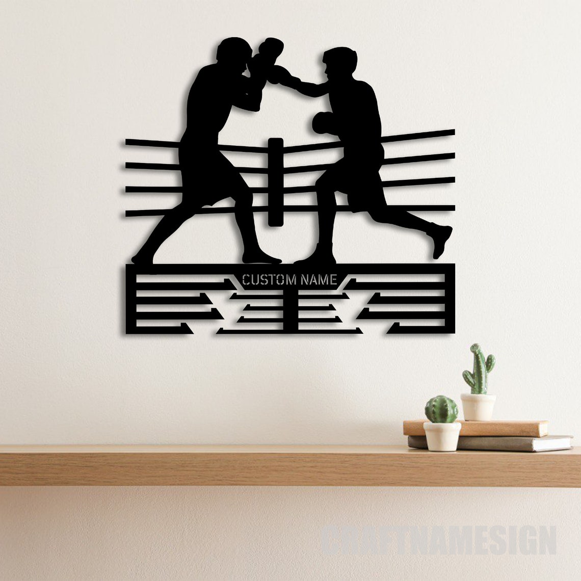 Custom Boxing Metal Led Medal Hanger, Boxing Wall Hanging Decoration ...