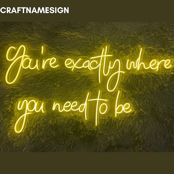 You Are Exactly Where You Need to Be - Etsy