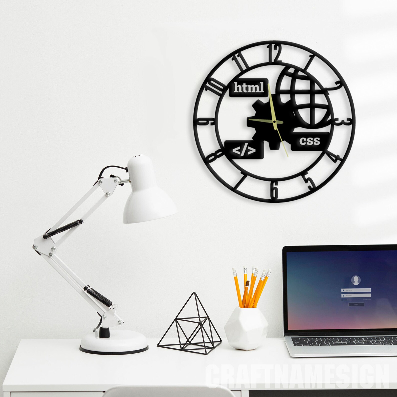 Software Developer Metal Wall Clock, Wall Clock Unique for Home Decor ...