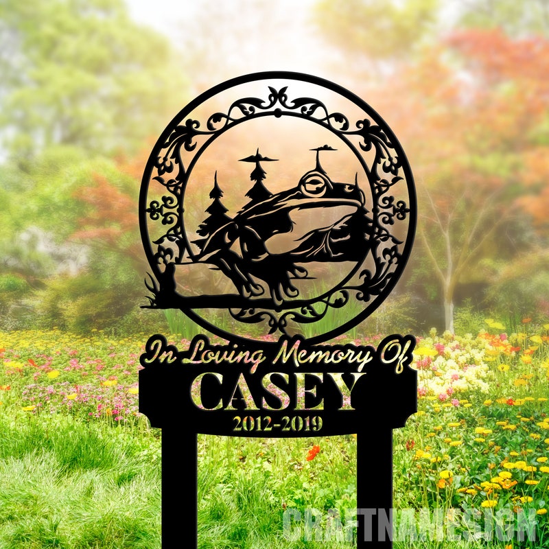 Frog at the Funeral Homes - Etsy