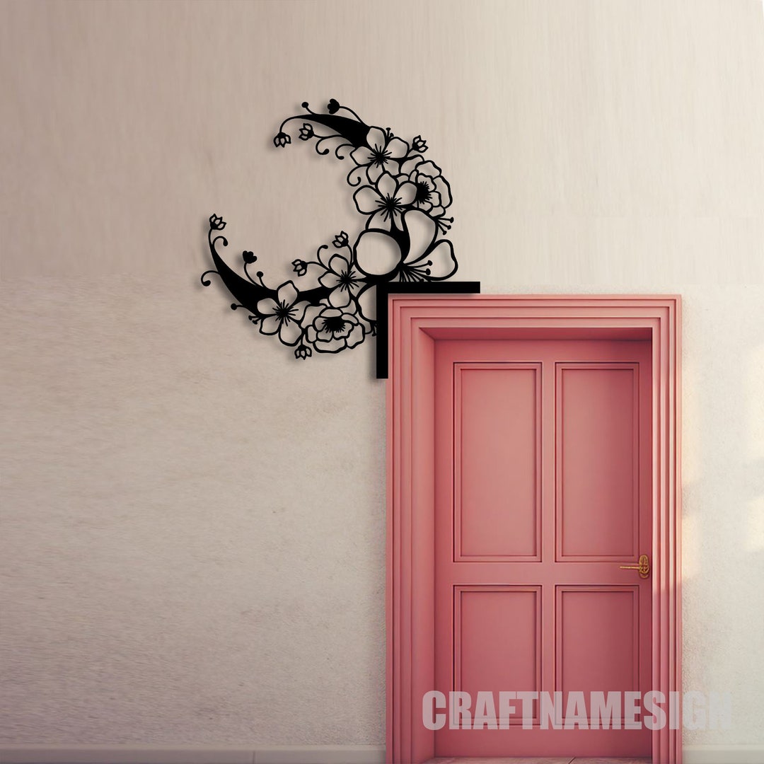 Fantasy Moon Door Corner Metal Wall Art, Fantasy Moon Door Topper ...