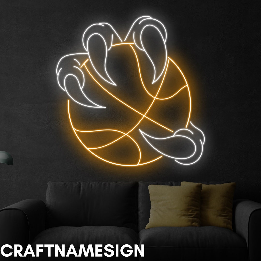 Basketball Neon Sign, Basketball Led Sign, Custom Neon Sign, Sport Shop ...