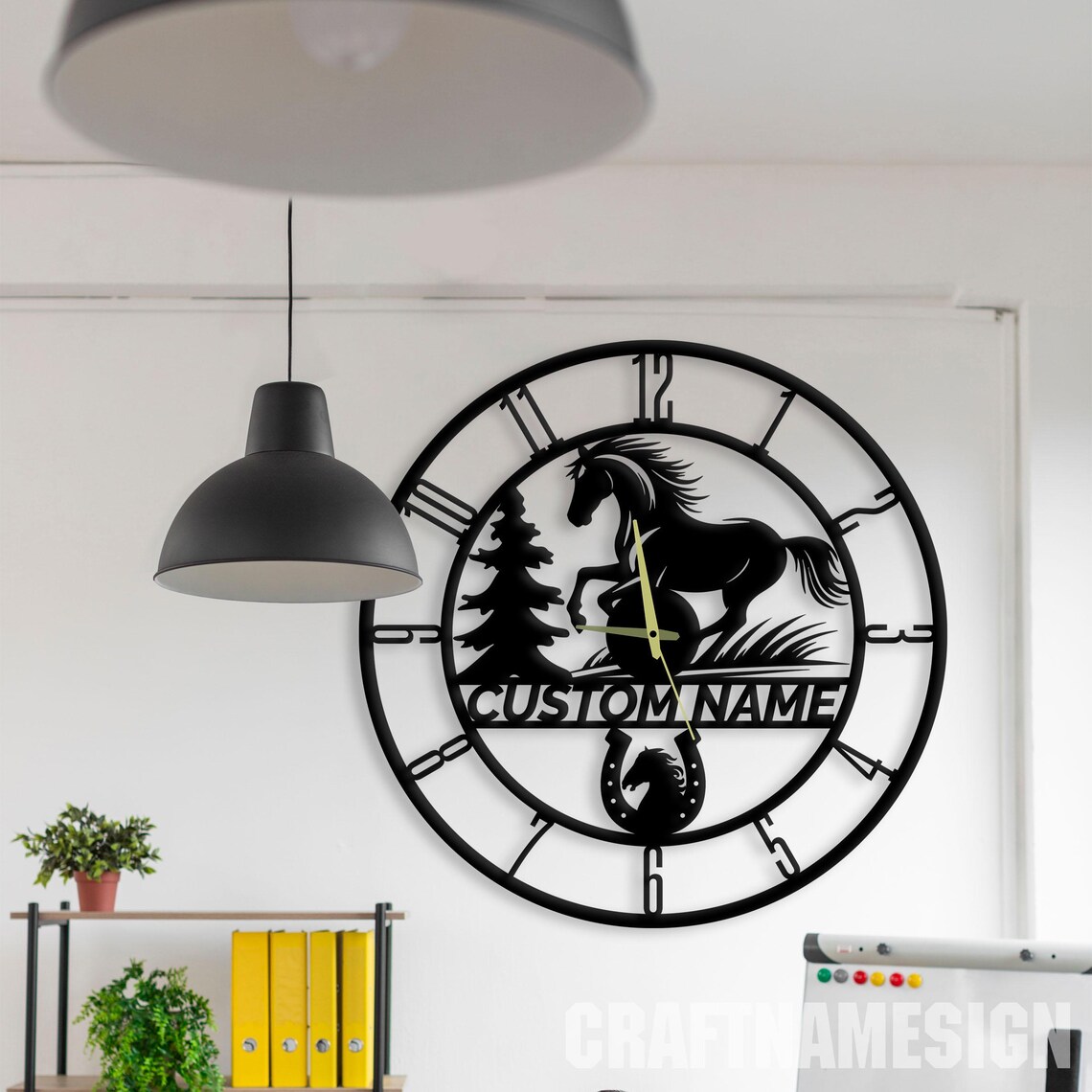 Custom Equestrian Horse Wall Clock, Wall Clock Unique for Home Decor ...