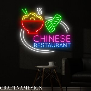 Chinese Restaurant Neon Sign, Chinatown Restaurant Led Sign, Custom ...