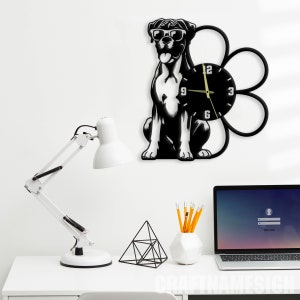 Perfect Wall Clock Decoration Boxer Dog, Wall Clock Unique for Home ...