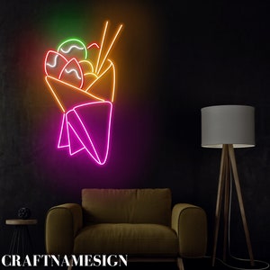 Crepe Neon Sign, Crepe Cake Led Sign, Custom Neon Led Lights, Cake ...