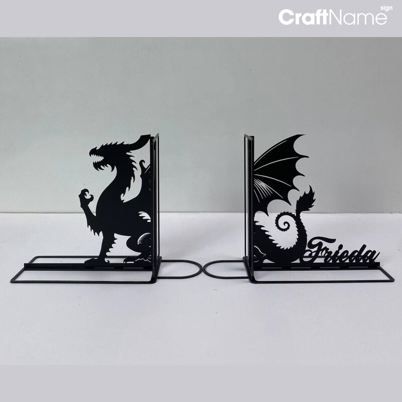 Dragon Bookends - Etsy