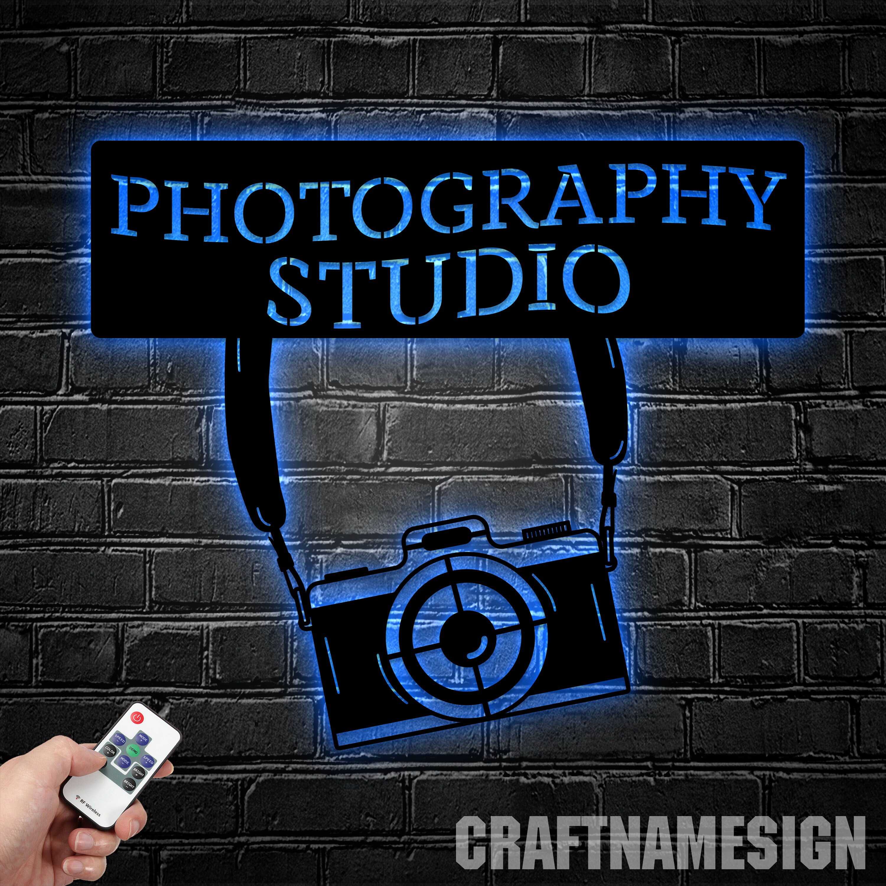 Personalized Photographer Metal Sign,custom Camera Sign, Camera Wall ...