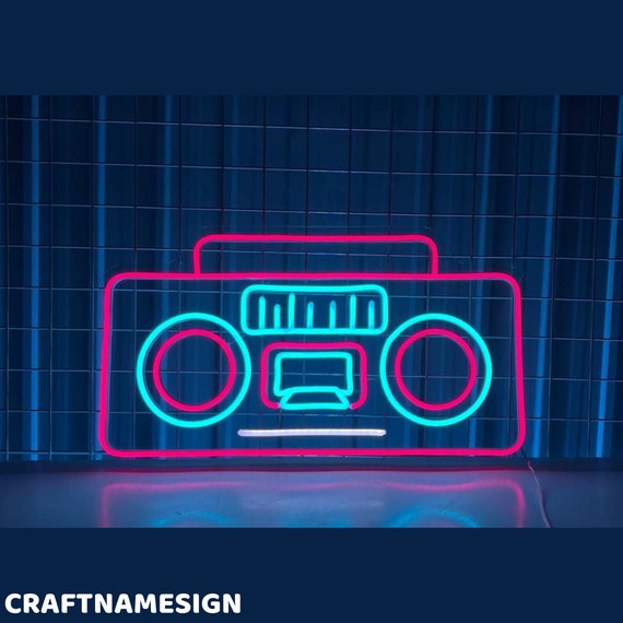 Radio Station Neon Sign RCA Victor Radio Neon Sign / Record Company