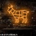 The Butcher Goat Neon Acrylic Print Sign, Goat Cuts Neon LED Sign ...