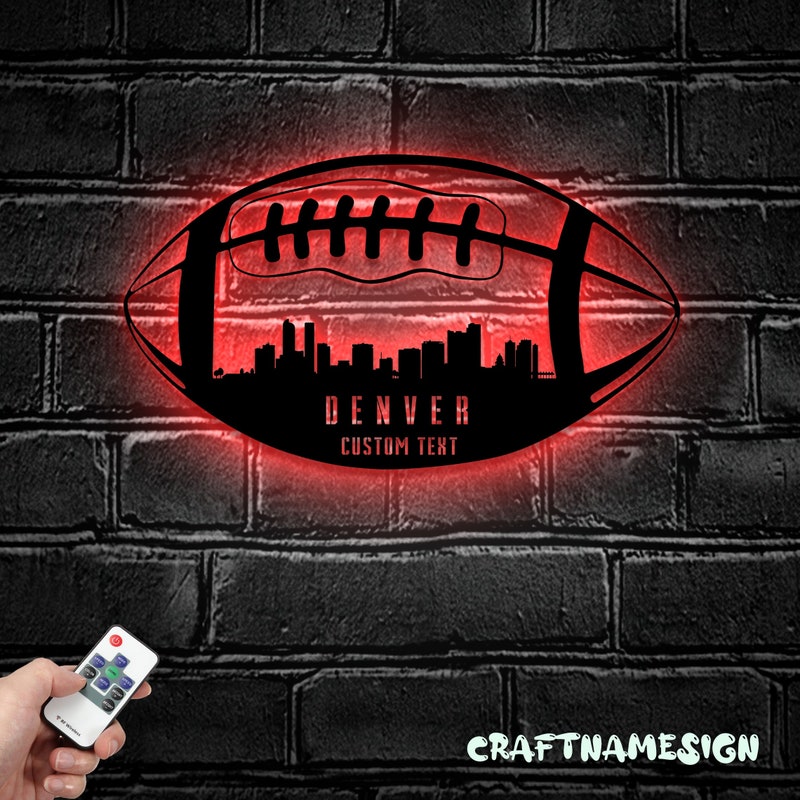 Denver Broncos Sign - Etsy