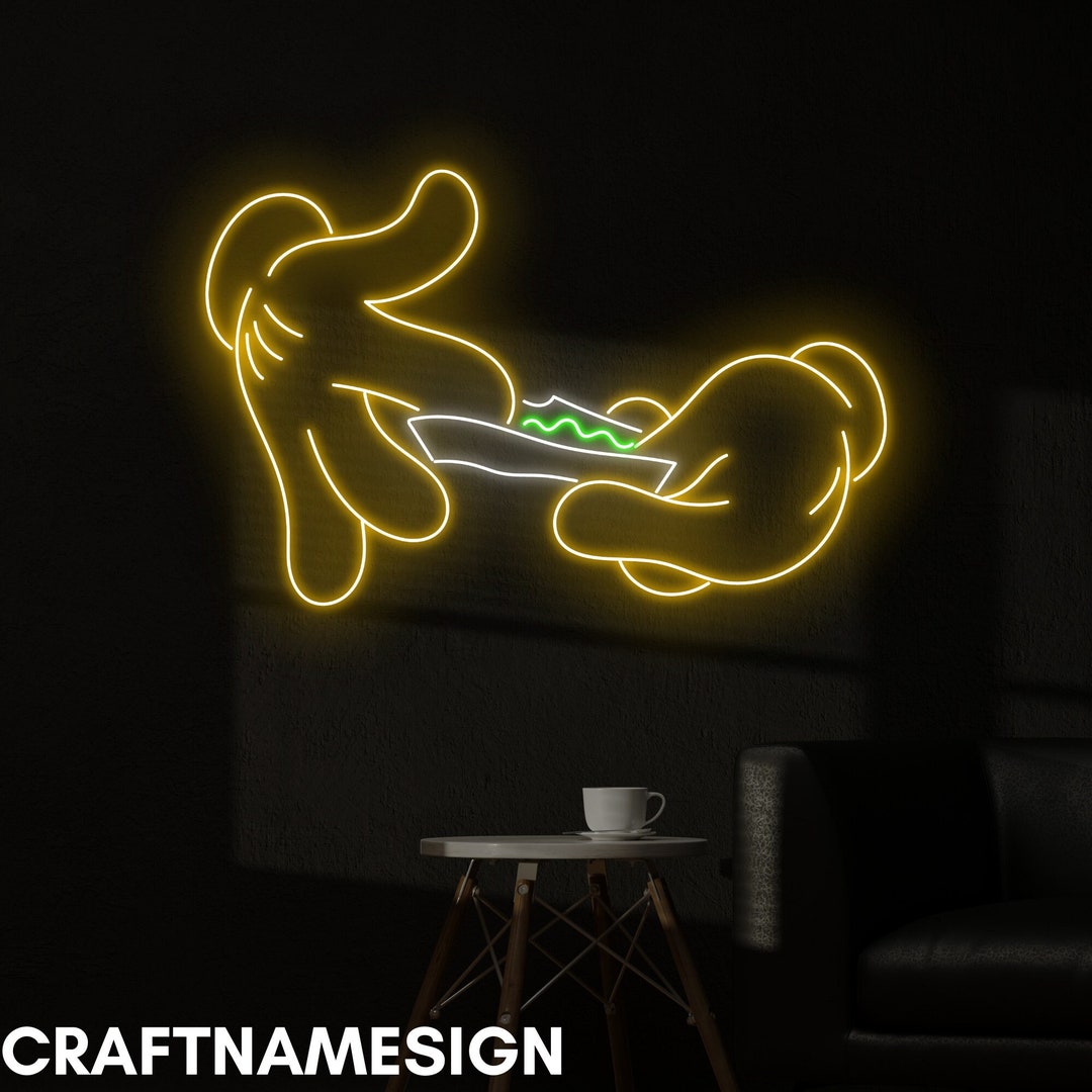 Hand With Weed Neon Sign, Marijuana Led Sign, Custom Neon Sign ...