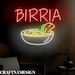Birria Neon Sign, Birria Led Sign, Custom Neon Sign, Authentic Mexican ...