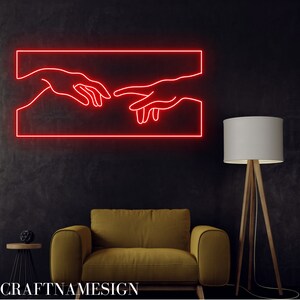 Hand of God Neon Sign, Hand of God Led Sign, Custom Neon Sign ...