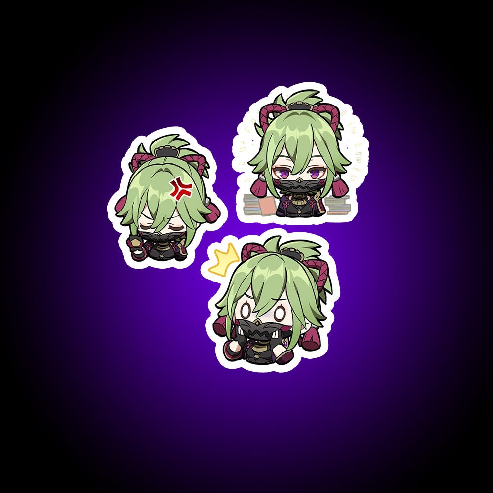 Genshin Impact Sticker Pack Laptop Decal High Quality Journaling Kuki ...