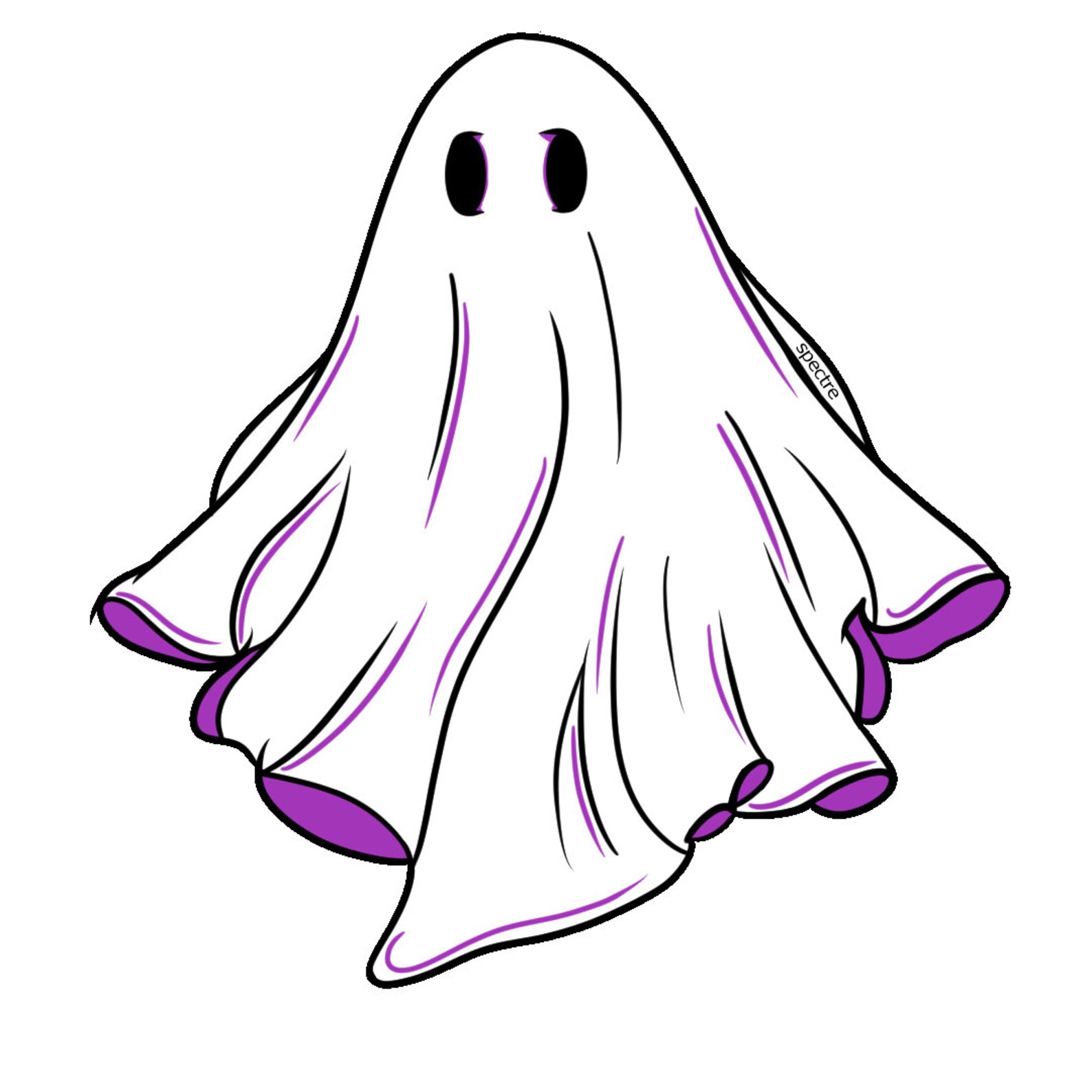 Cute White Ghost Spectre Decals Logo Vinyl Sticker Car Bumper Decal ...
