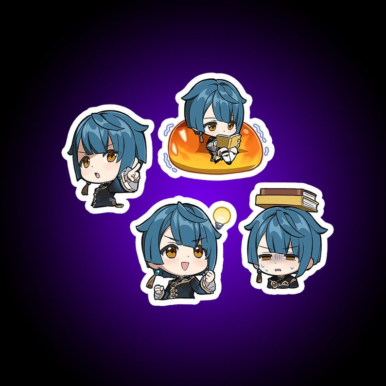 Genshin Impact Sticker Pack Laptop Decal High Quality - Etsy