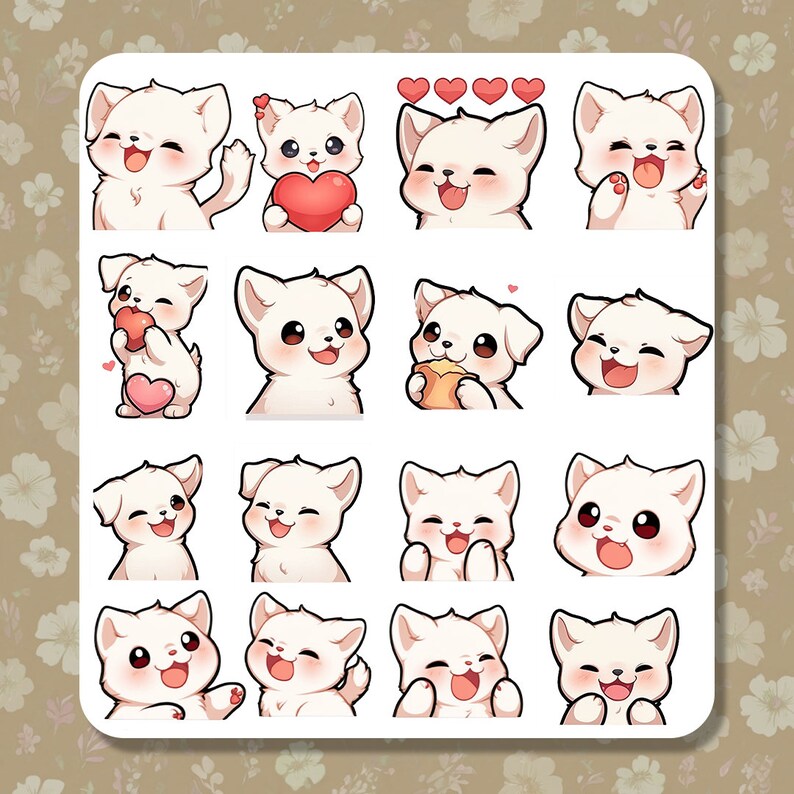 Cute Dog Emote Bundle! 25 Emotes - Twitch, Youtube, Discord - Etsy