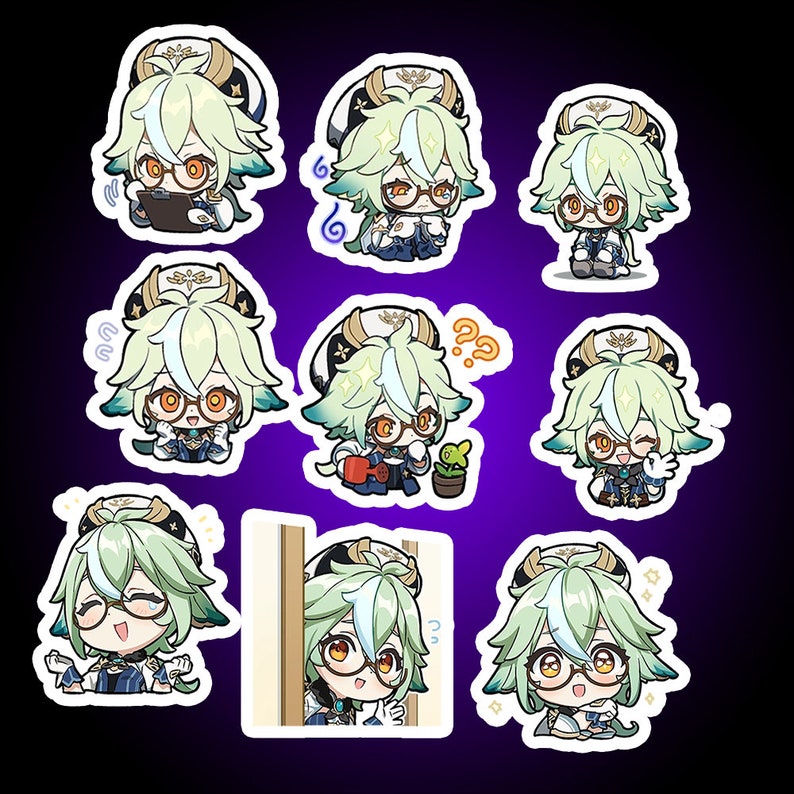 Genshin Impact Sticker Pack Laptop Decal High Quality - Etsy