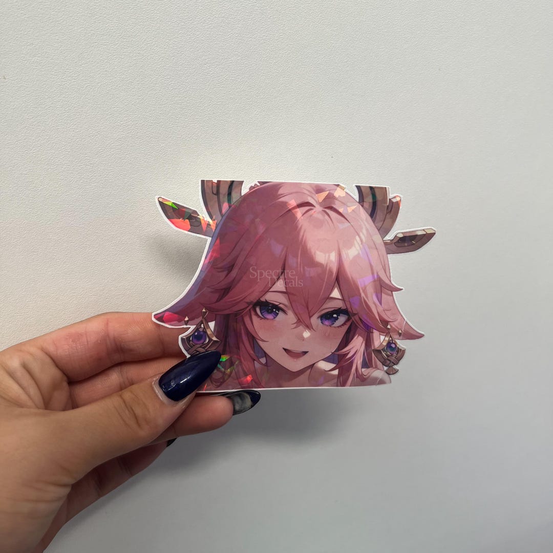 Yae Miko Sticker Genshin Impact Vinyl Sticker High Quailty Decal ...