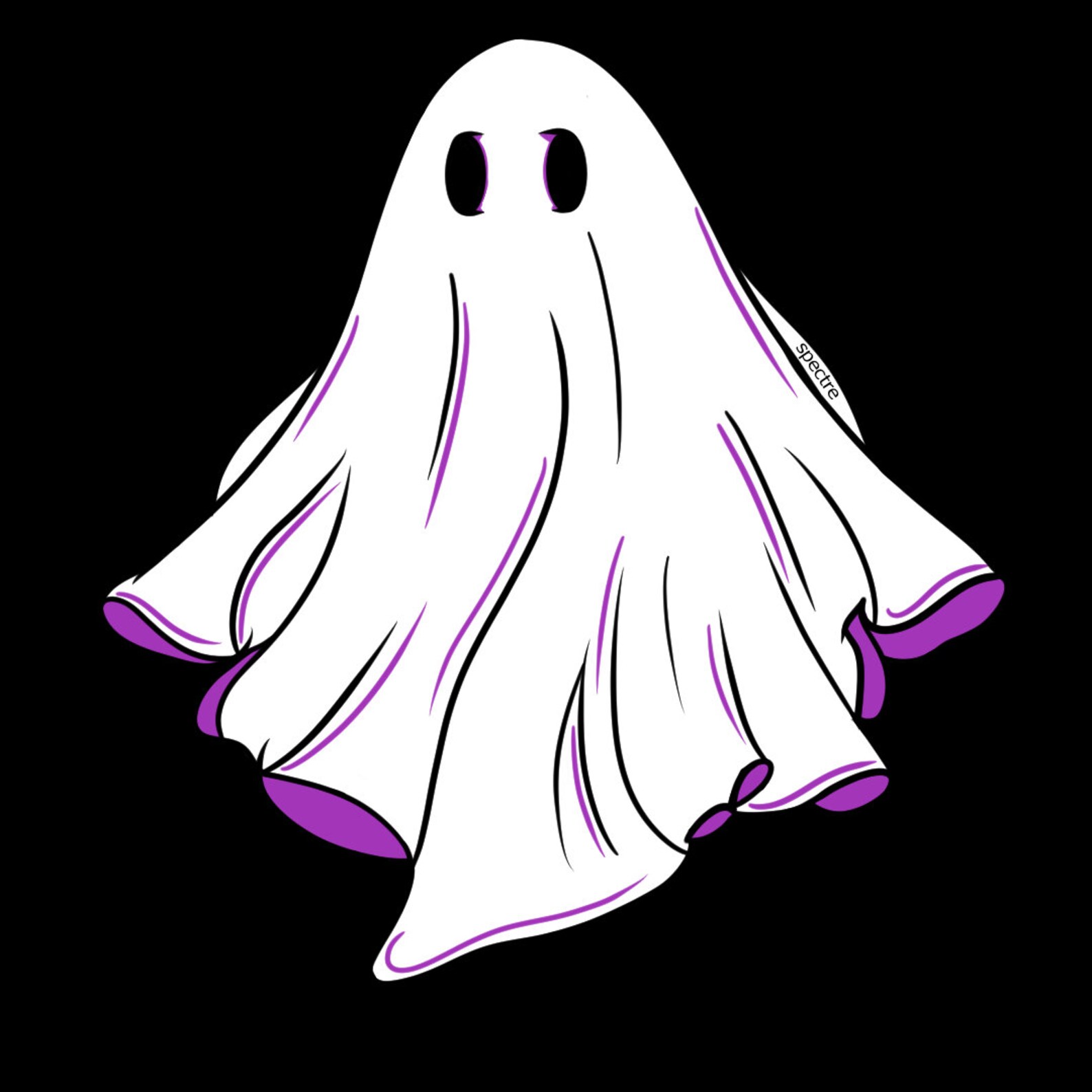 Cute White Ghost Spectre Decals Logo Vinyl Sticker Car Bumper Decal ...