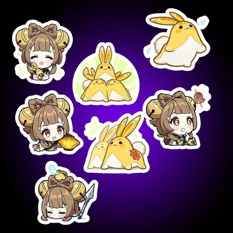 Genshin Impact Sticker Pack Laptop Decal High Quality - Etsy